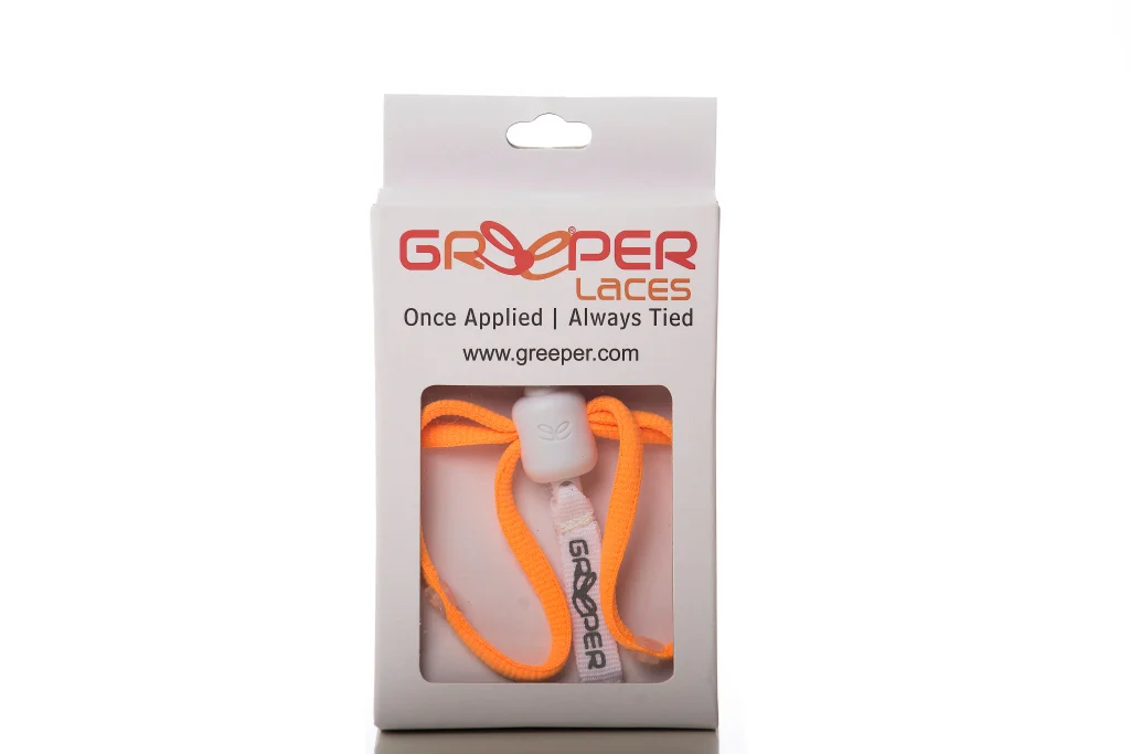 Greeper® Laces Sports Oval HT – Orange | Triathlon Laces