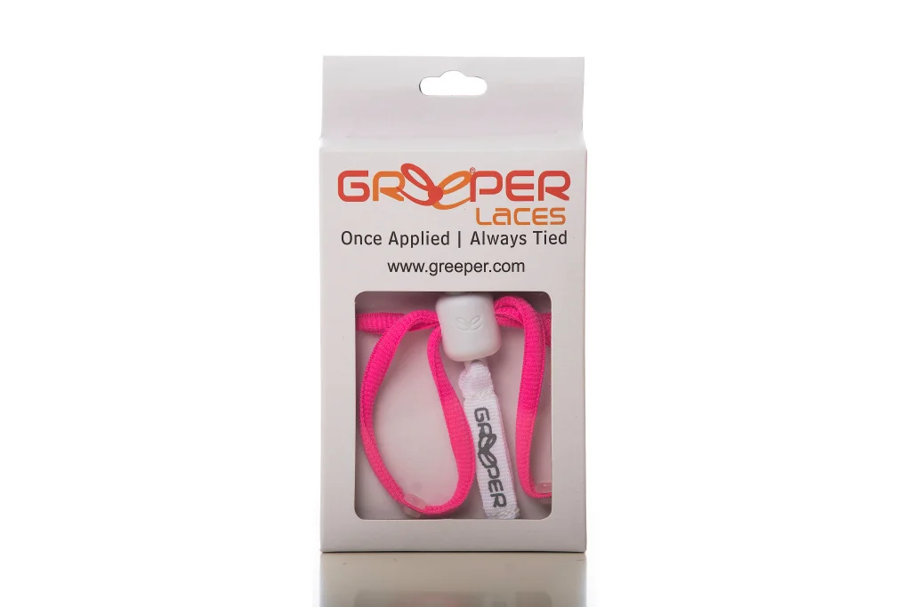 Greeper® Laces Sports Oval HT – Pink | Triathlon Laces